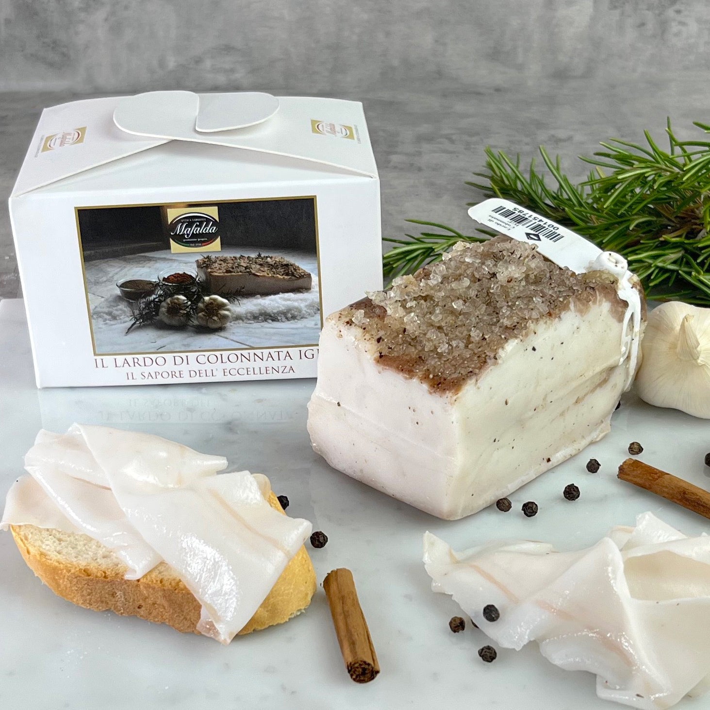 Lardo di Colonnata IGP, confezione da 300 grammi | Gusto e Tradizione