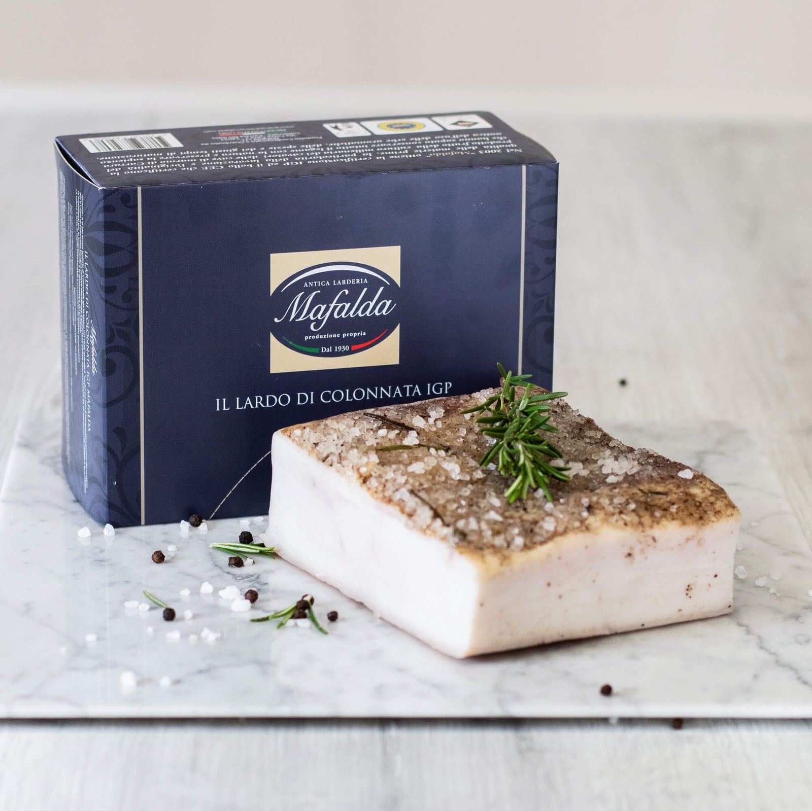 Lardo di Colonnata IGP, confezione da 500 grammi | Vero Sapore Toscano